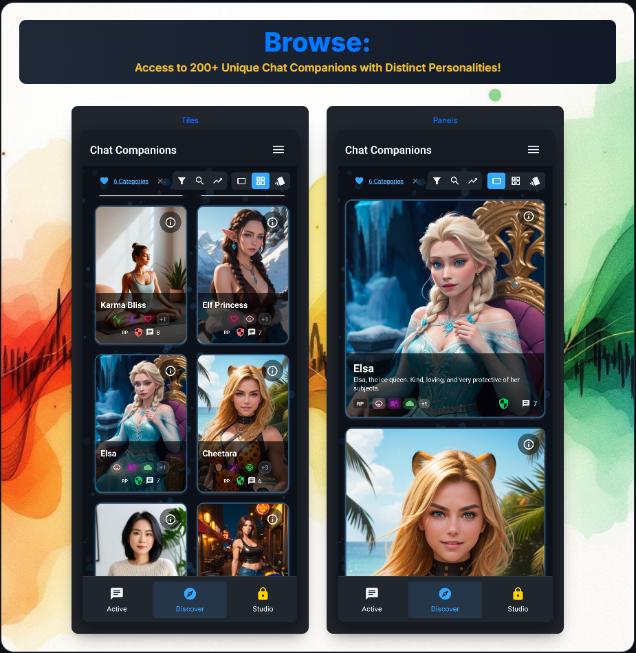 Chat Companions - Unlimited AI Chat, Zero Ads, No Credits